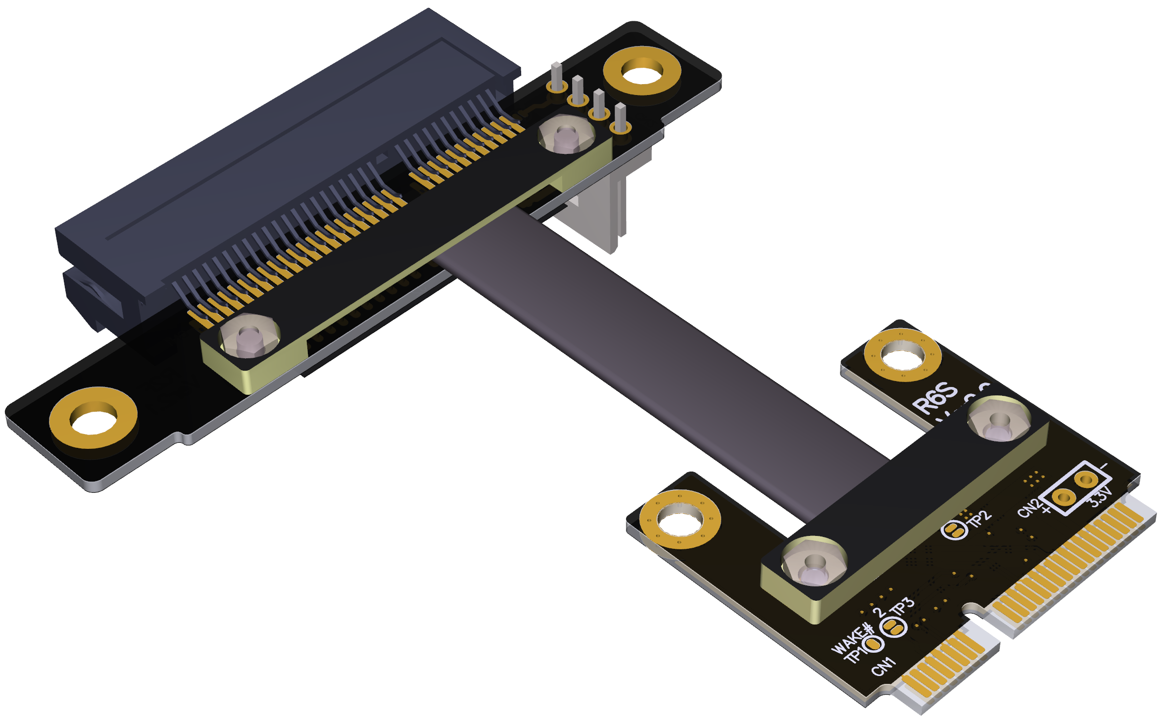 MPCIe To PCIe X4 Extension Cable MPCIe To PCIe X4 Extension Cable