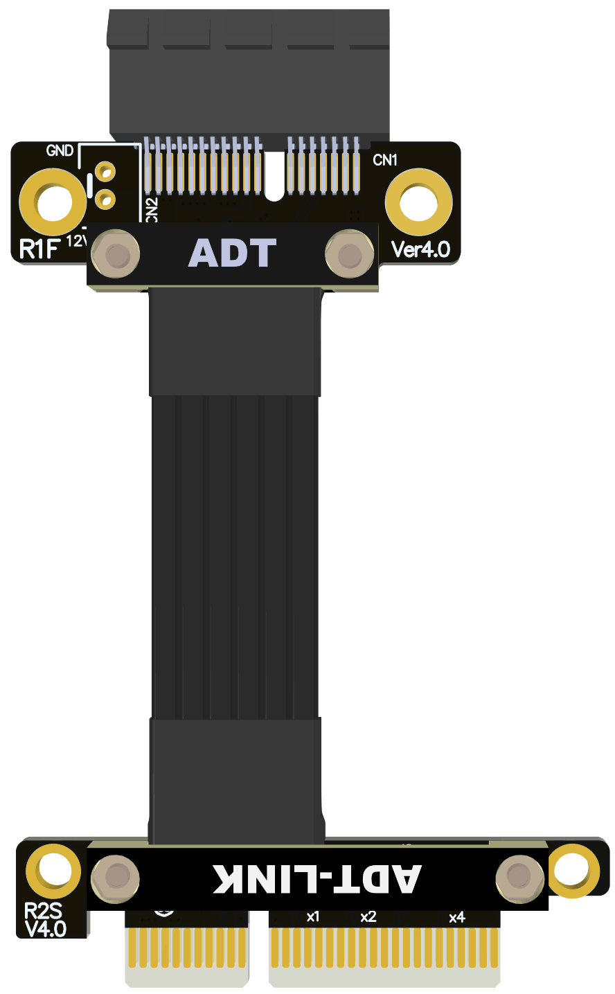PCIe x4 to x1 Extension Cable