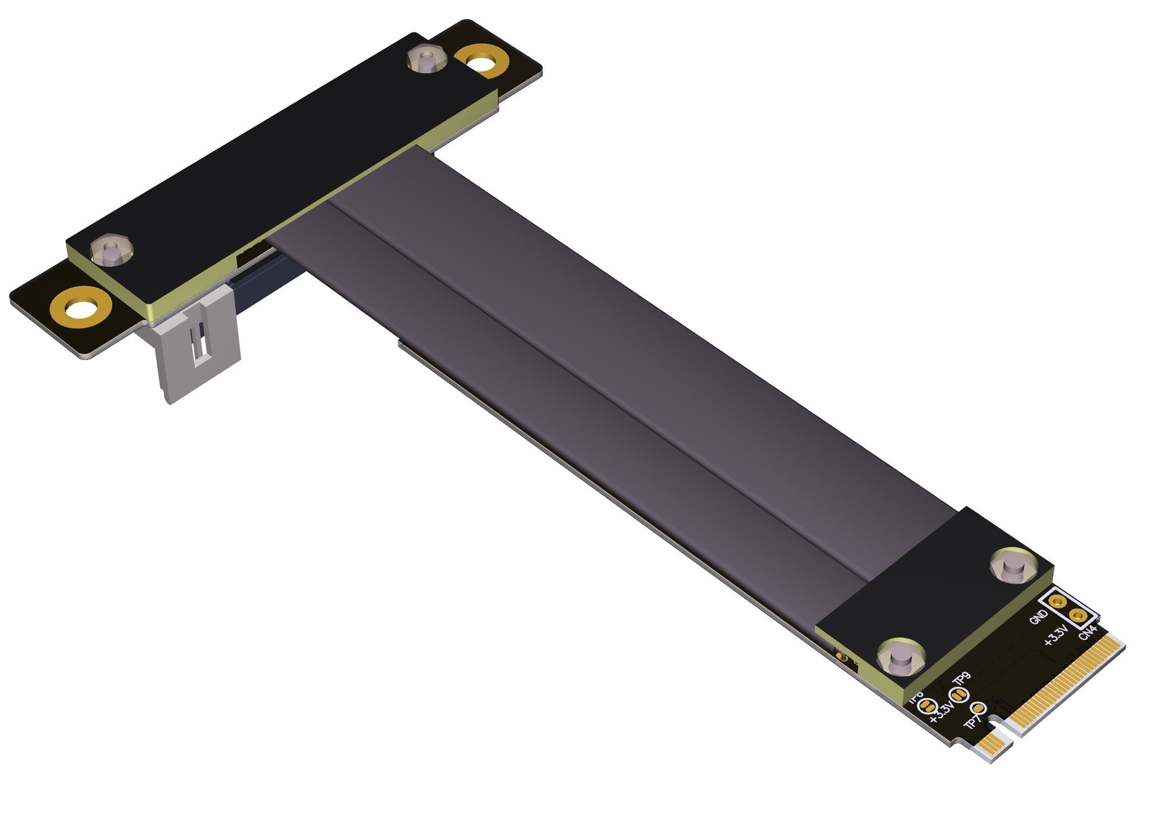 M.2 NVMe to PCIe x4 Extension Cable