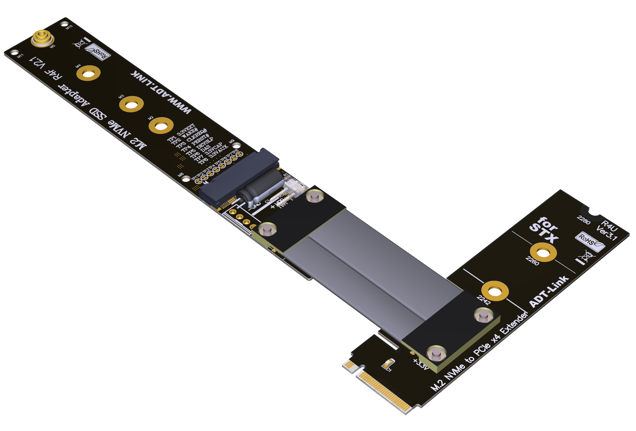 M.2 NVMe Extension Cable