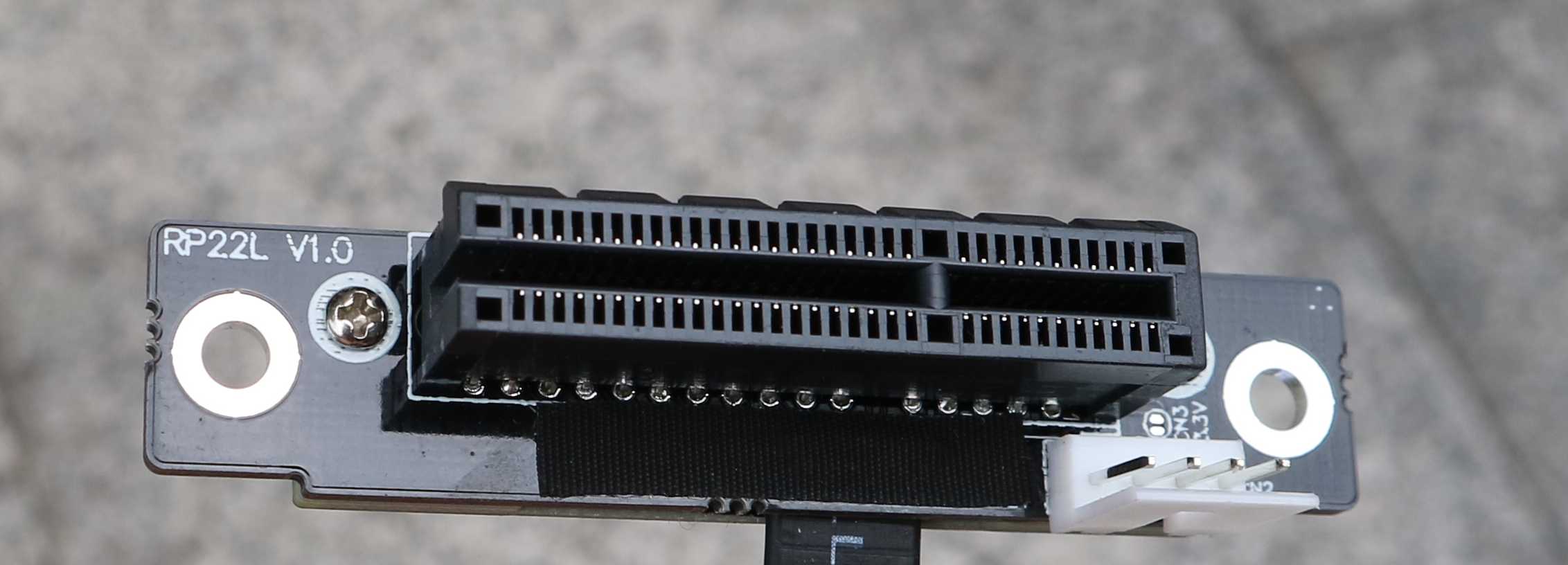 mPCIe to PCIe x4 Extension Cable